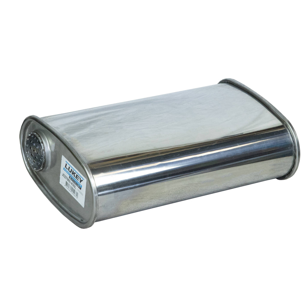 2" 8"x4" 14" Long O/C Megaflow Lukey Muffler 430 Stainless Steel ...