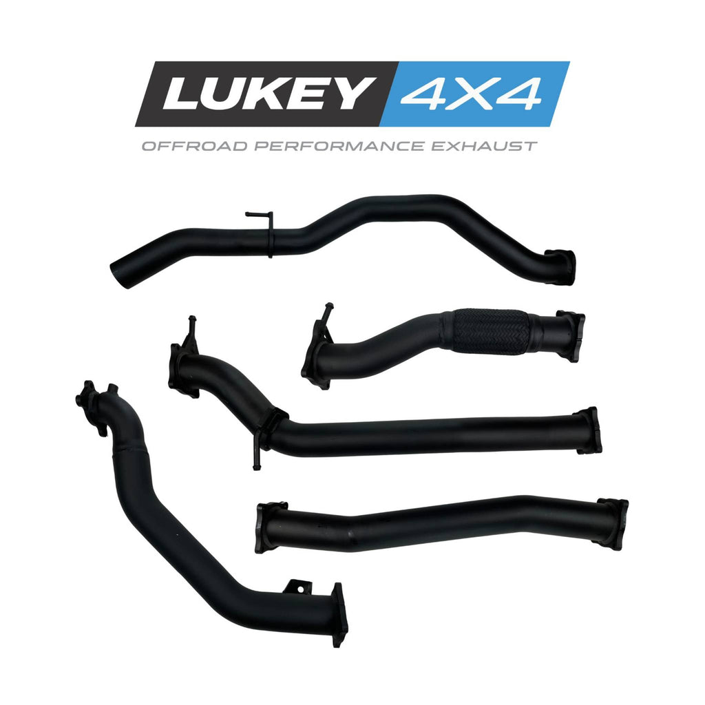 Lukey 4x4 Exhaust Lukey for Ford PJ PK Ranger turbo back Lukey 4x4 wit ...
